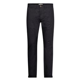 !Solid Leinenhose SOLID "Leinenhose SDLoran", Herren, Gr. XL, N-Gr, schwarz, Obermaterial: 55% Leinen LI. 45% Baumwolle CO., Hosen