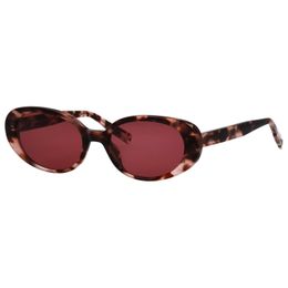 Sonnenbrille Tom Tailor "Tom Tailor Sonnenbrille", Damen, blond wood transparent, Sonnenbrillen Sonnenbrille