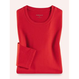 Walbusch Langarm-Shirt Rundhalsausschnitt