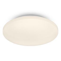 Brilo LED-Wand- und Deckenleuchte 'Case' wei&szlig; &Oslash; 27,5 x 6 cm