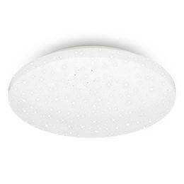 Brilo LED-Wand- und Deckenleuchte 'Case' wei&szlig; &Oslash; 27,5 x 6 cm