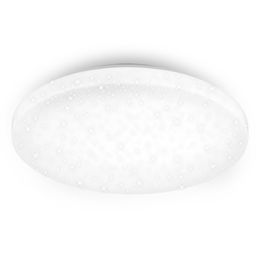 Brilo LED-Wand- und Deckenleuchte 'Case' wei&szlig; &Oslash; 40 x 6,5 cm