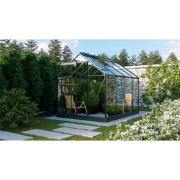 Vitavia Gew&auml;chshaus 'Planet 5000' 192,2 x 254,4 cm mit 3 mm Sicherheitsglas smaragdfarben
