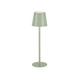 Just Light Tischleuchte 'Euria' mintgr&uuml;n &Oslash; 11 x 37 cm