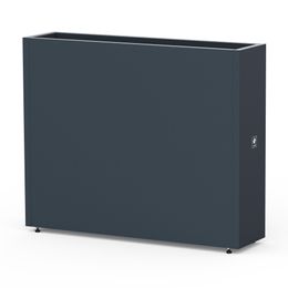Herstera Pflanzk&uuml;bel 'Cube' Metall anthrazit 100 x 25 x 80 cm