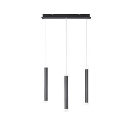 Just Light LED-Pendelleuchte 'Bruno' schwarz 8 x 120 x 55 cm 18 W