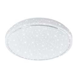 Brilo LED-Deckenleuchte 'Star' mit Sternendekor, wei&szlig;, 1920 lm, &Oslash; 38,5 cm