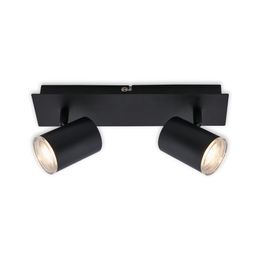 Briloner LED-Spotleuchte 'Banyo' schwarz 29 x 9,9 x 11,2 cm 2-flammig