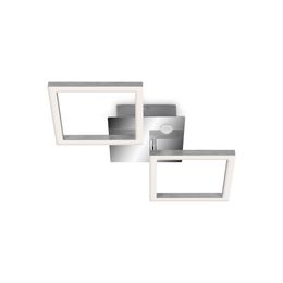 Telefunken LED-Deckenleuchte 'Frame' chrom/aluminium 47 x 22,6 x 7,4 cm, mit Bewegungsmelder