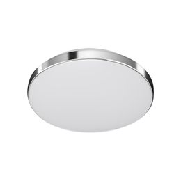 Telefunken LED-Deckenleuchte 'Newa' wei&szlig;/chromfarben &Oslash; 29 x 6,3 cm, mit Bewegungsmelder