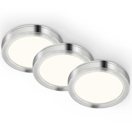 Telefunken LED-Unterbauleuchten-Set 'DIONYSOS' silbern 1,8 W &Oslash; 6 x 1 cm 3-teilig