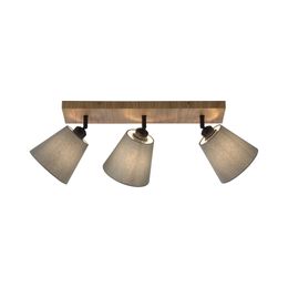 Just Light Deckenleuchte 'Green Michel' holzfarben 77 x 26 x 28 cm