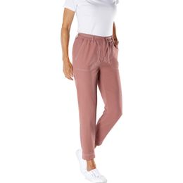 Damen 7/8-Jeans mit Rundum-Dehnbund rosenholz, Gr&ouml;&szlig;e 38