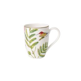 Villeroy & Boch Becher VILLEROY & BOCH "Kaffeebecher Amazonia Anmut 350 ml bunt", bunt, Porzellan, Trinkgef&auml;&szlig;e, Becher