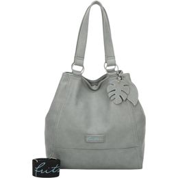 Schultertasche Fritzi aus Preussen "Eco Joy01", Damen, Gr. B/H/T: 16cm x 33cm x 32cm, blau (hellblau), unifarben, Taschen Schultertasche, aus veganen und recycelten Materialien