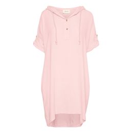 Midikleid Cream "Kleid CRLark", Damen, Gr. S/M, N-Gr, pink (misty rose), Obermaterial: 70% Leinen LI. 30% Viskose CV., Kleider Midikleid