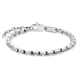 Armband s.Oliver, edelstahlfarben, Armb&auml;nder, Herren, 22cm, Edelstahl, Armband