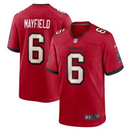 Footballtrikot Nike "Nike Trikot Tampa Bay Buccaneers NFL Home Jersey Mayfield 6", Herren, Gr. XXL, mehrfarbig, 100% Polyester, Trikots