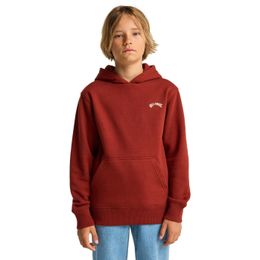 Sweatshirt Billabong "Arch Po", Jungen, Gr. 10(140-148cm), rot (brick), Obermaterial: 55% Baumwolle, 25% Baumwolle, 20% Polyester., Sweatshirts Sweatshirt
