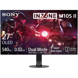 Sony Gaming-Monitor "INZONE M10S II", Energieeffizienz: F (A-G), schwarz, B:60,4cm H:35cm T:5,8cm, Monitore, SDM-27Q102
