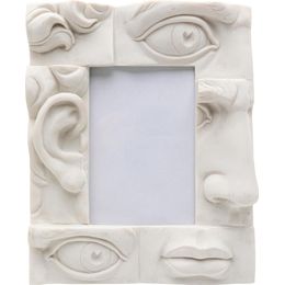 Bilderrahmen KARE DESIGN "Body Parts 10x15cm", wei&szlig;, B:20cm H:25cm T:4cm, Papier, Polyresin, Bilderrahmen, Bilderrahmen