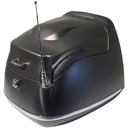 Topcase Alpha Motors "Retro Firenze", schwarz, Transportboxen, B/H/L: 41cm x 39cm x 41cm, Kunststoff, Motorroller Zubeh&ouml;r, verschlie&szlig;bar, B:41cm H:39cm L:41cm