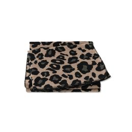 JOOP! Wohndecke JOOP "Wohndecken Wohndecke LEO 1er Pack" Gr. L, braun (taupe), B:150cm, Obermaterial: 58% Baumwolle CO. 35% Polyacryl PAN. 7% Polyester PES., Wohndecken, Wohndecke