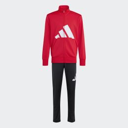 Trainingsanzug adidas Sportswear "ESSENTIALS CLIMACOOL KIDS", Jungen, Gr. 128, rot (pure ruby, wei&szlig;), Obermaterial: 100% Polyester, Sportanz&uuml;ge Trainingsanzug