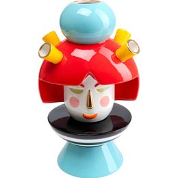 Dekovase KARE DESIGN "Deko Puppet 36cm", mehrfarbig, B:21,4cm H:36cm T:19cm, Keramik, Vasen, Boy or Girl