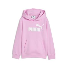 Kapuzensweatshirt Puma "ESS NO. 1 LOGO HOODIE FL PS", Jungen, Gr. 104, mauve glow, Fleece, Obermaterial: 66% Baumwolle, 34% Polyester, bedruckt, regular fit normal, angesetztes B&uuml;ndchen, Sweatshirts, mit Kapuze, mit gerippten B&uuml;ndchen, mit Jerseyfutter