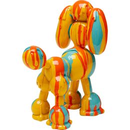 Dekofigur KARE DESIGN "Dog Holi 17cm", mehrfarbig, B:16cm H:17cm T:9,5cm, Polyresin, Dekofiguren