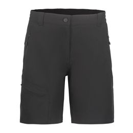 Trekkingshorts Icepeak "Icepeak Shorts Beaufort", Damen, Gr. 38, EURO-Gr&ouml;&szlig;en, schwarz, Stoff, 90% Polyester, 10% Elasthan, Hosen