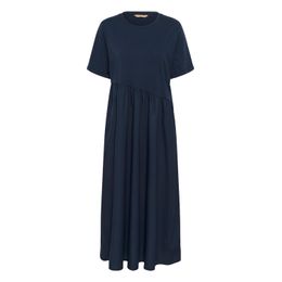 Midikleid Culture "Kleid CUaca", Damen, Gr. L, N-Gr, blau (salute), Obermaterial: 100% Baumwolle CO., Kleider Midikleid