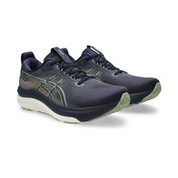 Laufschuh asics "GEL-KAYANO 33", Herren, Gr. 42,5, blau (midnight, khaki gr&uuml;n), Synthetik, Schuhe Laufschuh, f&uuml;r mehr Stabilit&auml;t