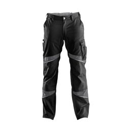 K&Uuml;BLER Arbeitsbundhose K&Uuml;BLER "ActiviQ", Gr. 42, EURO, schwarz (schwarz, anthrazit), Obermaterial: 100% Polyester PES., Hosen