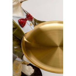 Dekofigur KARE DESIGN "Gentleman Dog Tray", grau, B:28,5cm H:43cm T:17,5cm, Polyresin, Dekofiguren, verschiedene Gr&ouml;&szlig;en