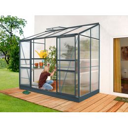 Anlehngew&auml;chshaus Vitavia "Styx 3300", schwarz, B:255cm T:132cm, Gew&auml;chsh&auml;user