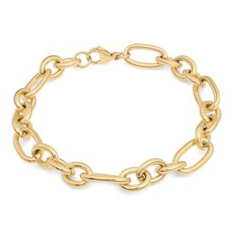 Armband Tamaris "Elegant Chunky", gelbgoldfarben, Armb&auml;nder, Damen, 21cm, Edelstahl, Armband