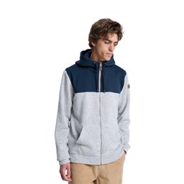 Hoodie Quiksilver "Keller Block Zip", Herren, Gr. L, schwarz navy, Obermaterial: 100% Polyester., Sweatshirts Hoodie