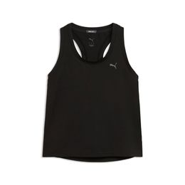 Tanktop Puma "W PWRMODE TANK", Damen, Gr. XS, Puma schwarz, Jersey, Obermaterial: 92% Polyester, 8% Elasthan, regular fit kurz, Rundhals, Tops Tanktop, Tanktop, &auml;rmellos, f&uuml;r intensive Trainingseinheiten