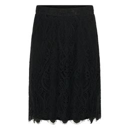 Midirock Cream "Rock CRDith", Damen, Gr. 34, schwarz (pitch schwarz), Obermaterial: 65% Nylon NY. 35% Baumwolle CO., R&ouml;cke