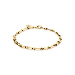 Armband Liebeskind Berlin "Urban Chic", gelbgoldfarben, Armb&auml;nder, Damen, 21cm, Edelstahl, Armband
