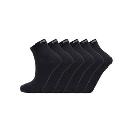Socken Endurance "Ibi", Herren, Gr. 35/38, schwarz, 72% Baumwolle, 26% Nylon, 2% Elasthan, unifarben, Socken Socken, mit sehr hohem Baumwolle-Anteil