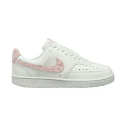 Sneaker Nike Sportswear "Court Vision Low SE", Damen, Gr. 36,5, summit wei&szlig;, silt rot, Synthetik, Schuhe Sneaker