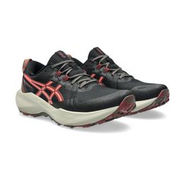 Trailrunningschuh asics "GEL-VENTURE 11", Damen, Gr. 37,5, schwarz, sun coral, Synthetik, Schuhe, mit profiliertem Gummi-Laufsohlenprofil, mit AMPLIFOAM PLUS D&auml;mpfung