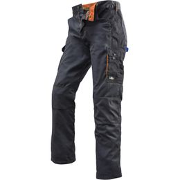 Arbeitsbundhose Uncle Sam "Bund", Herren, Gr. 54, EURO, schwarz (schwarz, marine, orange), Obermaterial: 65% Polyester PES. 35% Baumwolle CO., Hosen