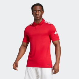 Poloshirt adidas Performance "SQ25 C POLO", Herren, Gr. 3XL, rot (team power rot, wei&szlig;), Obermaterial: 65% Polyester, 35% Baumwolle, Shirts