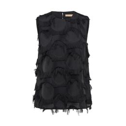 Blusentop Culture "&Auml;rmellose Bluse CUjavina", Damen, Gr. L, schwarz, Obermaterial: 100% Polyester PES., Blusen Blusentop