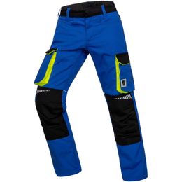 Arbeitsbundhose SHIELD Protect "Protect KONTUR Cargo-Bundhose", Gr. 46, EURO, blau, Obermaterial: 65% Polyester PES. 35% Baumwolle CO., Hosen