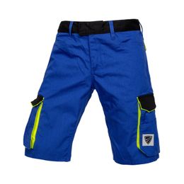 Arbeitsbundhose SHIELD Protect "Protect KONTUR Cargo-Shorts", Gr. 50, EURO, blau, Obermaterial: 65% Polyester PES. 35% Baumwolle CO., Hosen